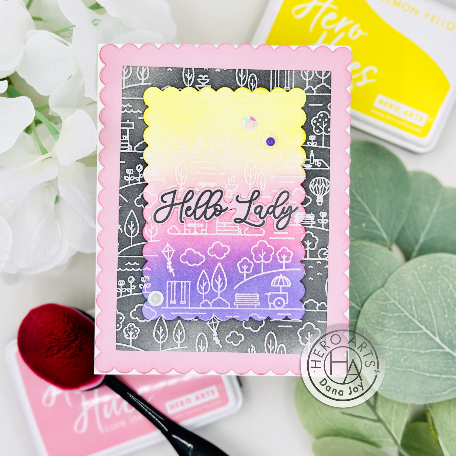 Bold Print Heat Embossing - Got Joy Creations